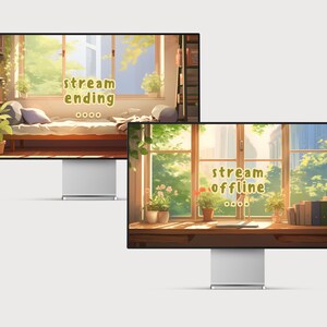 Cozy Ghibli Animated Stream Screen Cozy Bedroom Twitch Banner Ghibli ...