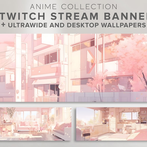 Banner Twitch Anime - Etsy