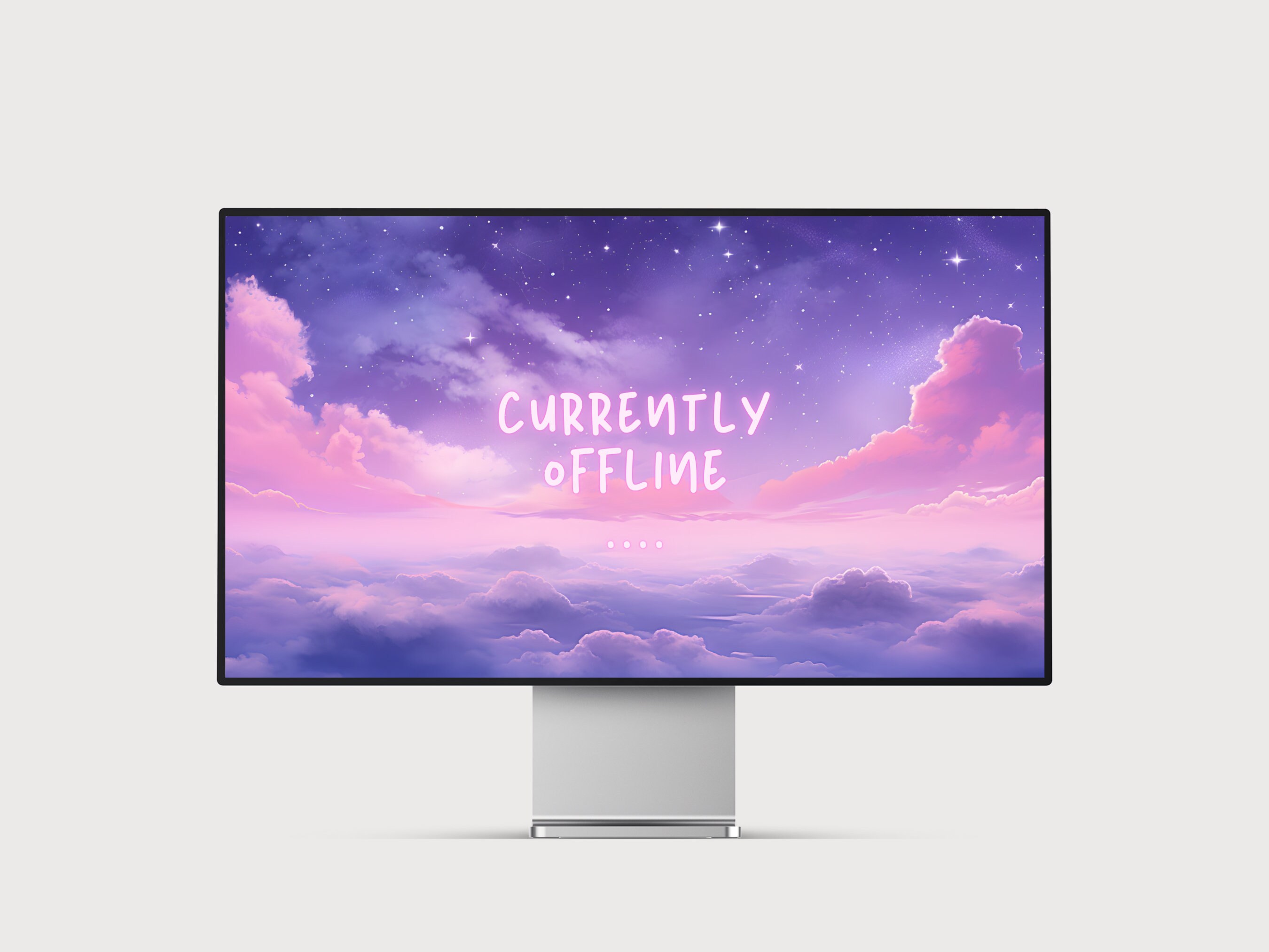Purple Animated Stream Screen Purple Sky Twitch Stream Screen Purple ...