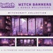 Purple Twitch Stream Banner Purple Halloween Twitch Banner Witch Stream ...