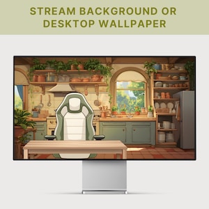 Vtuber Background Cottagecore Twitch Overlay Cozy Background Lofi ...