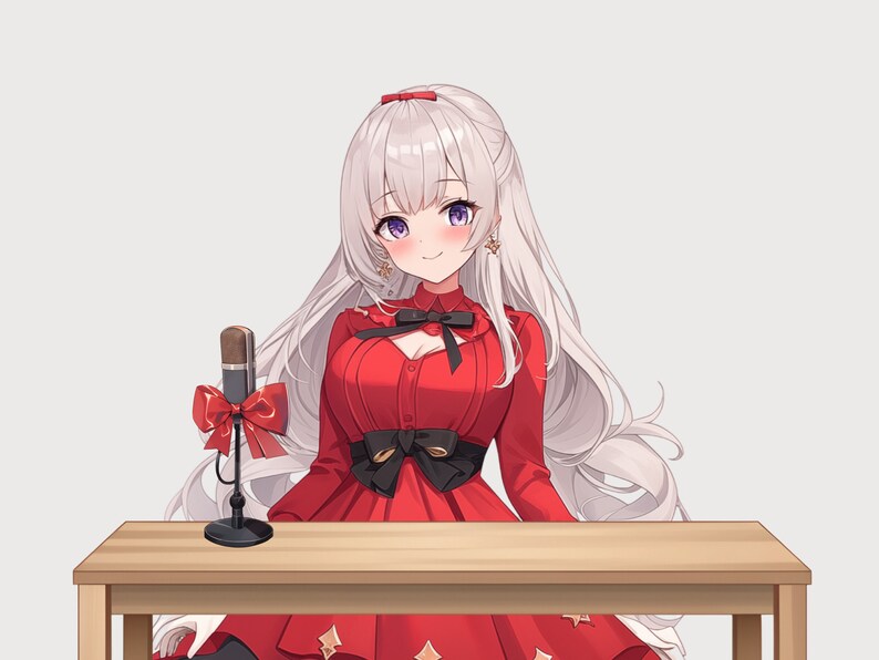 Vtuber Mic Asset Christmas Mic Vtuber Png Tuber Mic Asset Christmas ...