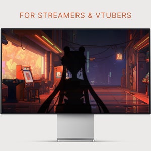 Lofi Animated Background Vtuber Twitch Stream Lofi Twitch Overlay Cozy ...