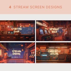 Lofi Animated Stream Screen Lofi Twitch Stream Screen Lofi Twitch ...