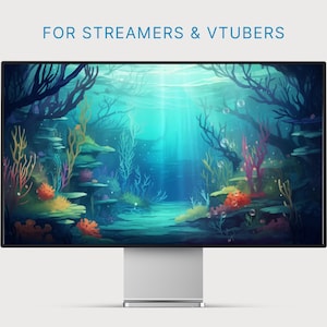 Ocean Animated Background Water Vtuber Background Sea Animated Stream ...
