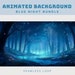 Blue Animated Background Vtuber Twitch Overlay Vtuber Stream Animated ...
