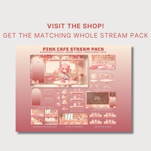 Pink Animated Background Pink Vtuber Background Cozy Twitch Overlay ...