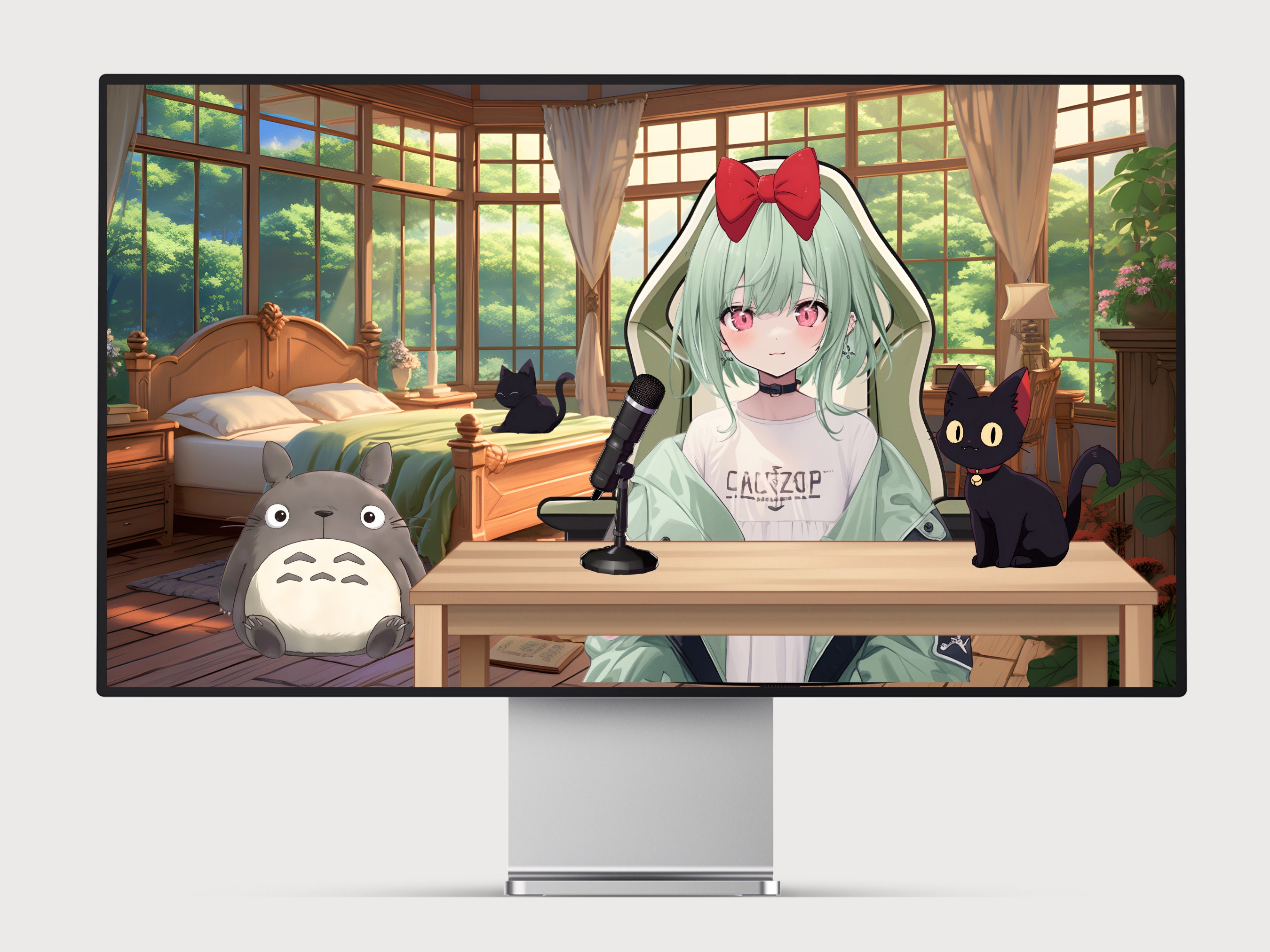 Vtuber background vtuber assets ghibli twitch overlay cozy background ...