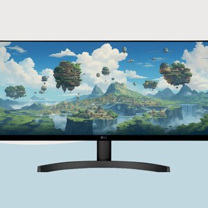 Ultrawide Wallpaper Ghibli Inspired Wallpaper Anime Sky Ultra Wide ...