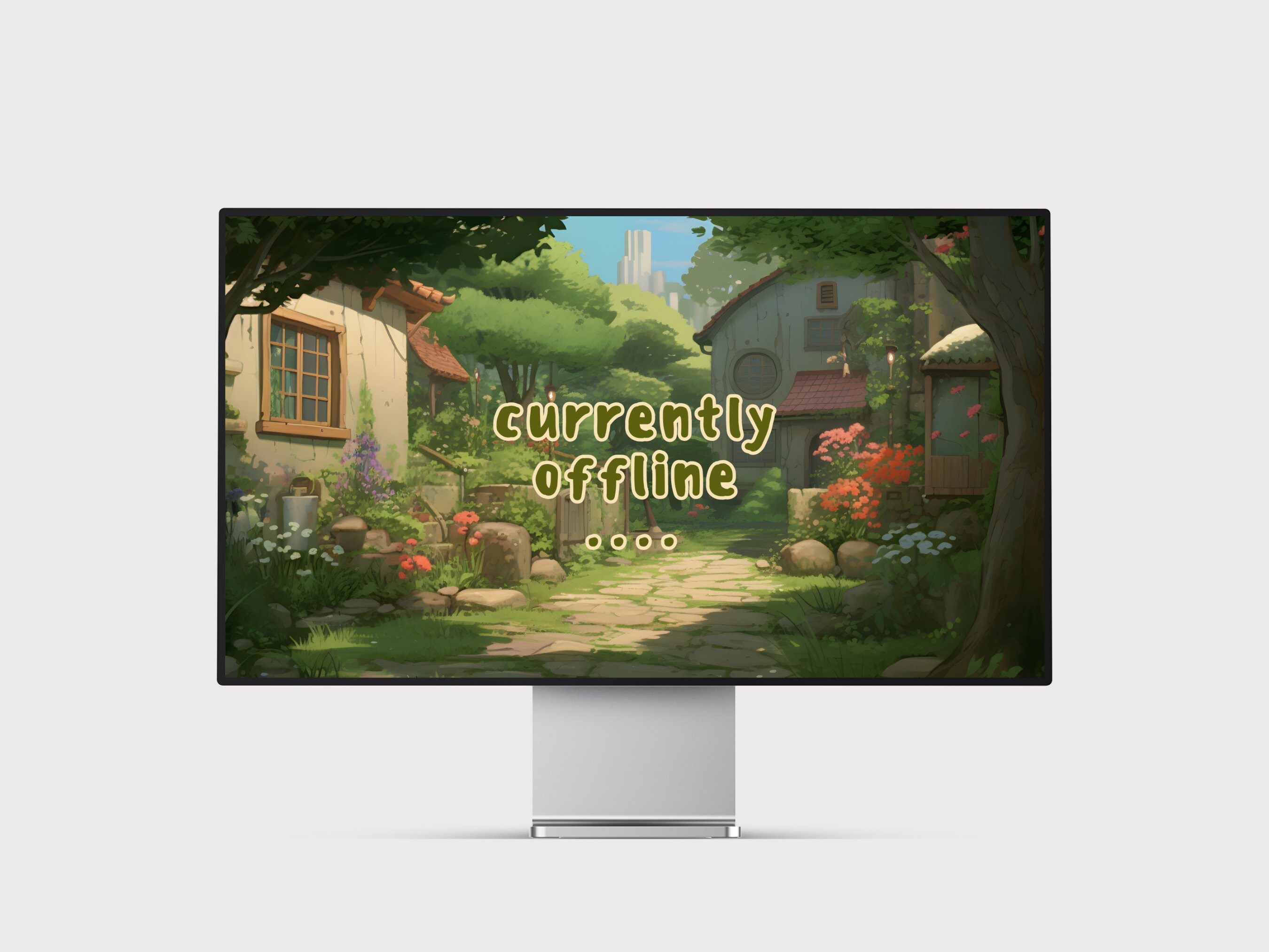 Studio Ghibli Inspired Animated Stream Screen Ghibli Twitch Stream ...