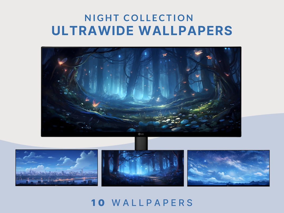 Studio Ghibli Ultra Wide Wallpaper Blue Sky Wallpaper Blue Night ...