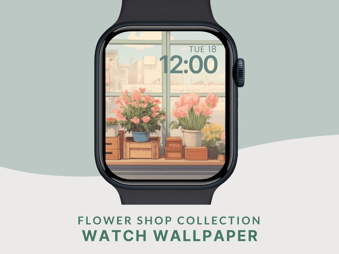 Valentines Watch Face Wallpaper Pastel Floral Watch Wallpaper Cute ...