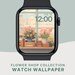 Valentines Watch Face Wallpaper Pastel Floral Watch Wallpaper Cute ...