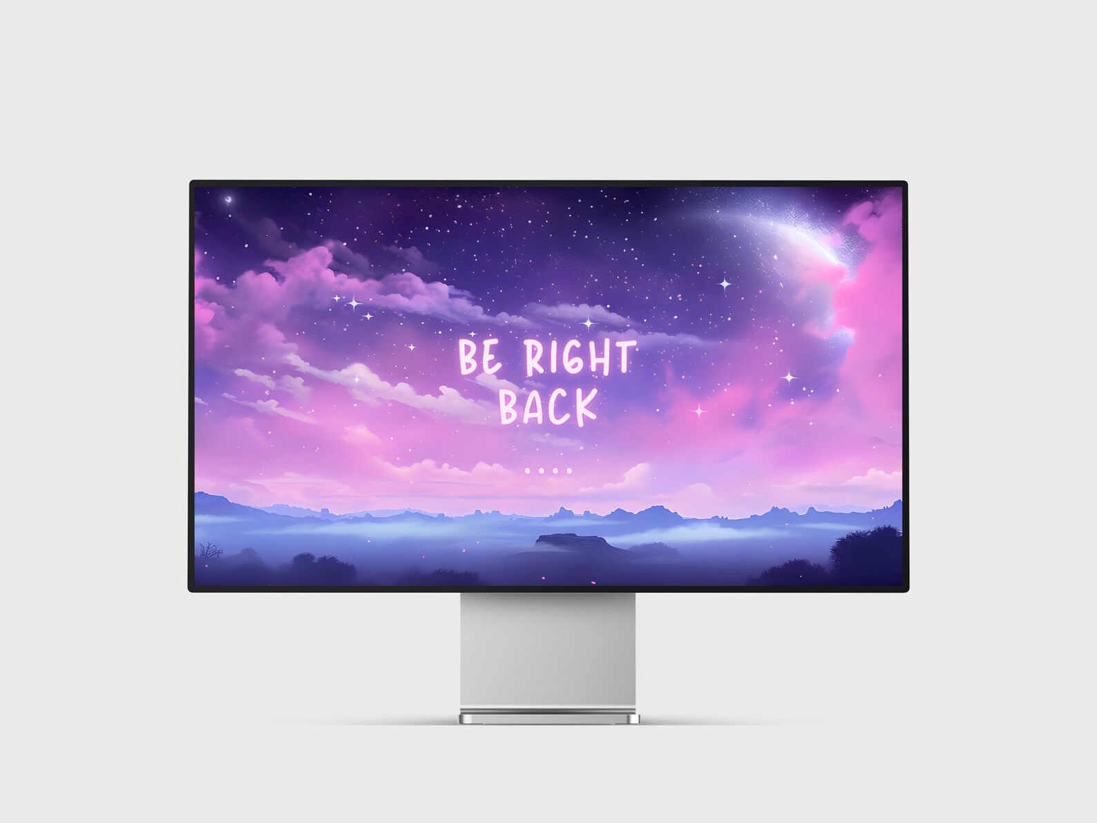 Purple Animated Stream Screen Purple Sky Twitch Stream Screen Purple ...