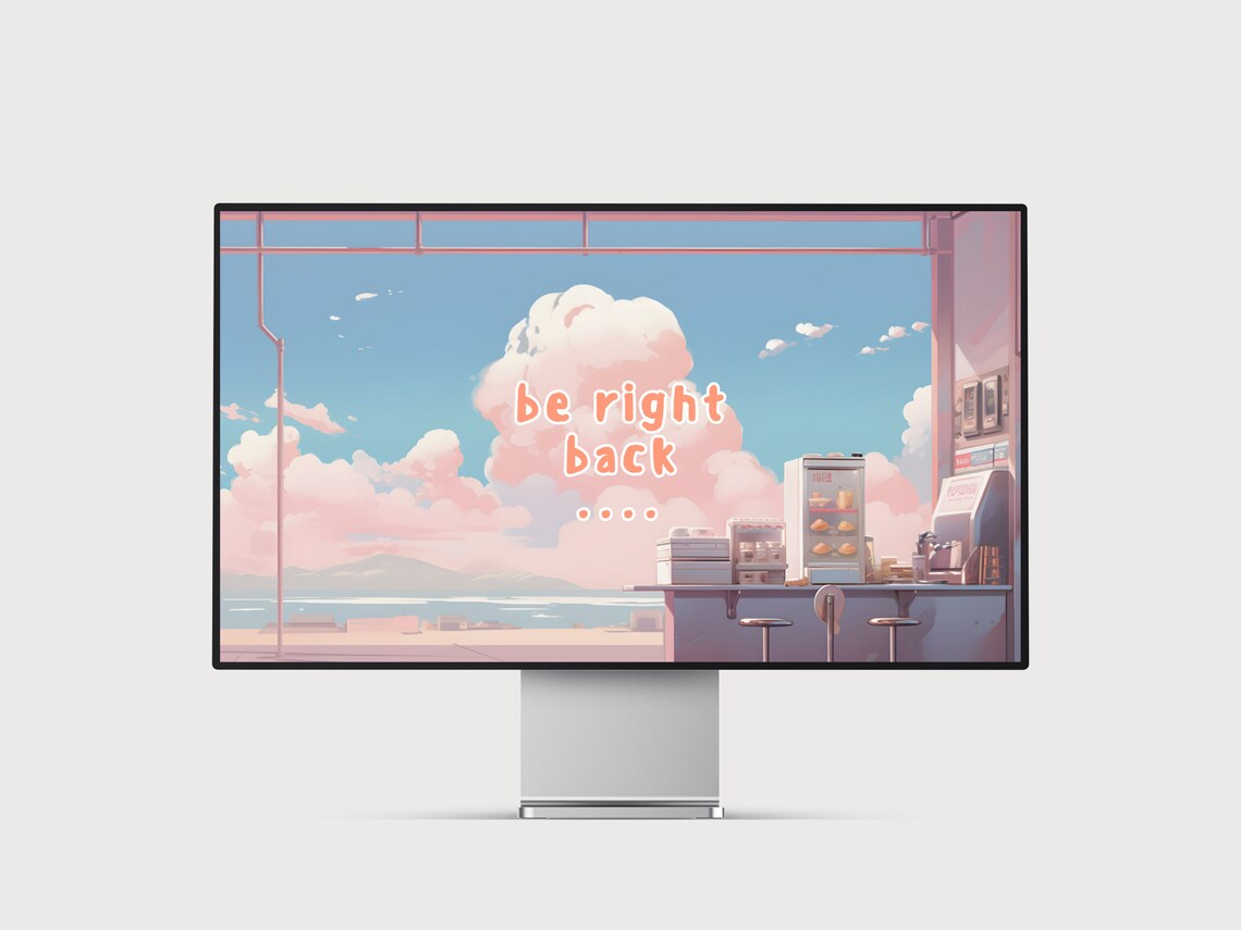 Pink Animated Stream Screen Pastel Twitch Stream Screen Pink - Etsy