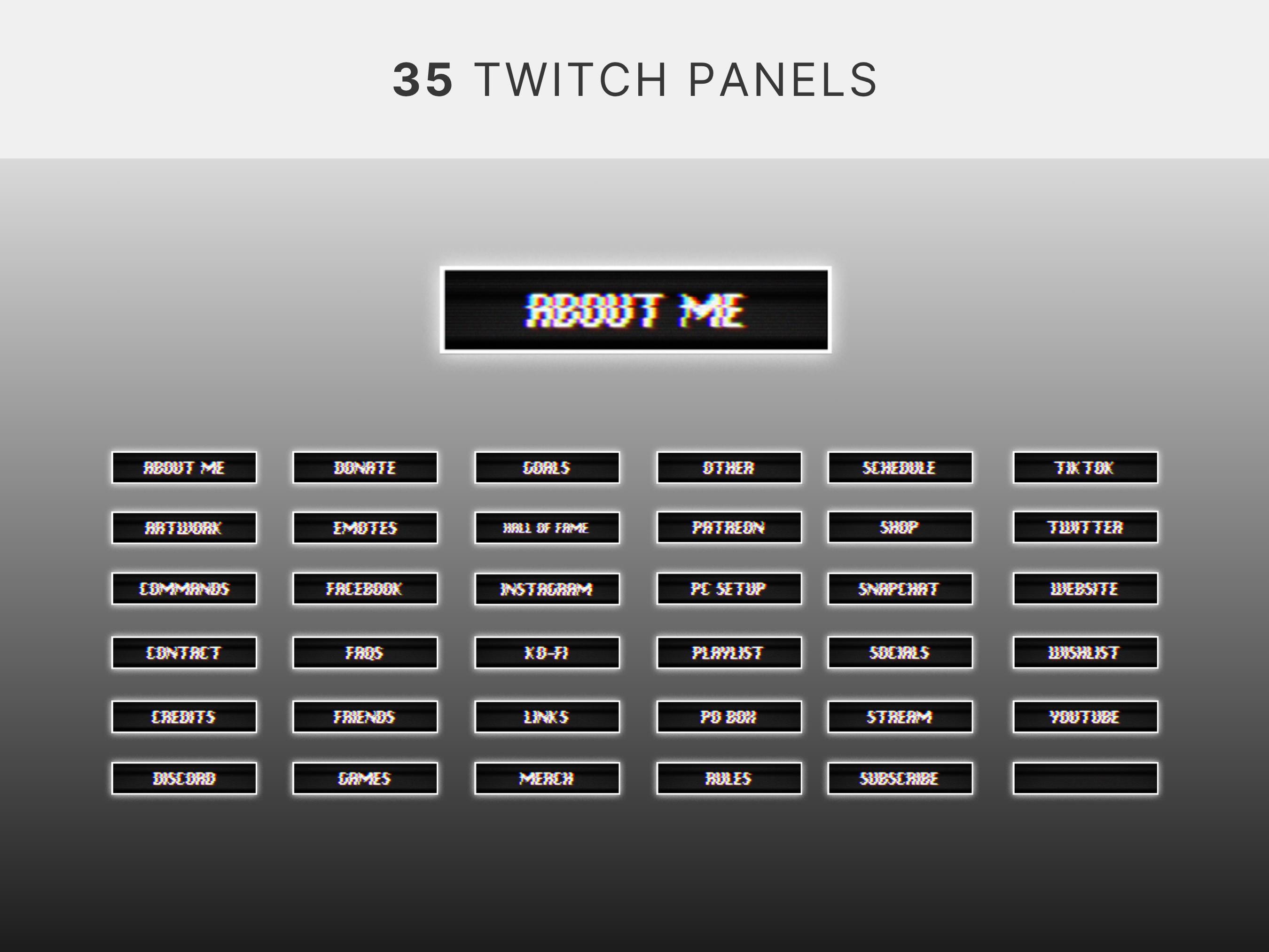Halloween Stream Pack Vhs Twitch Overlay Retro Ghost Twitch Package ...