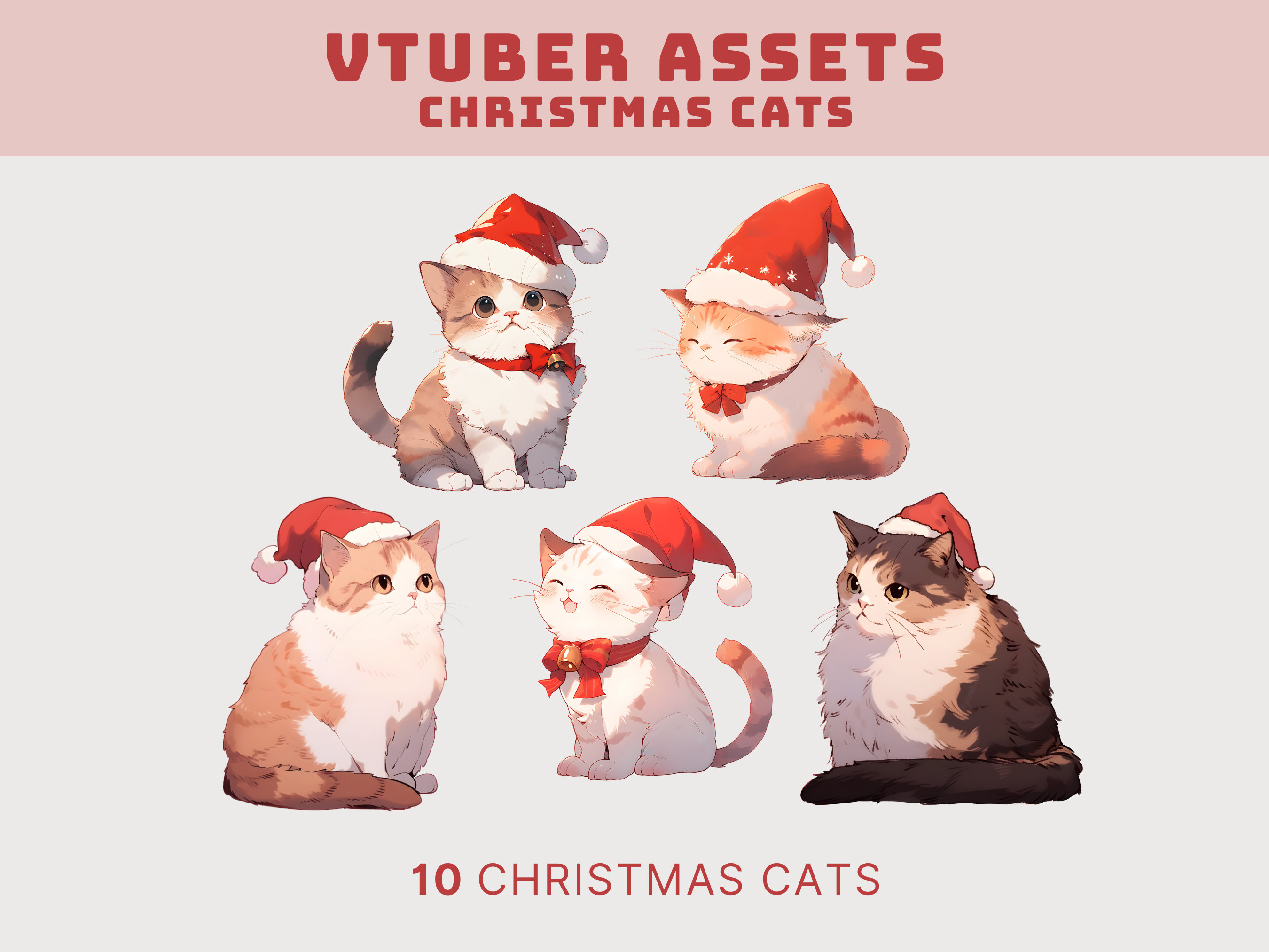 Vtuber Cat Christmas Cat Asset Vtuber Christmas Cat Png Tuber Cat ...