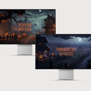 Halloween Animated Stream Screen Halloween Twitch Stream Screen Spooky ...