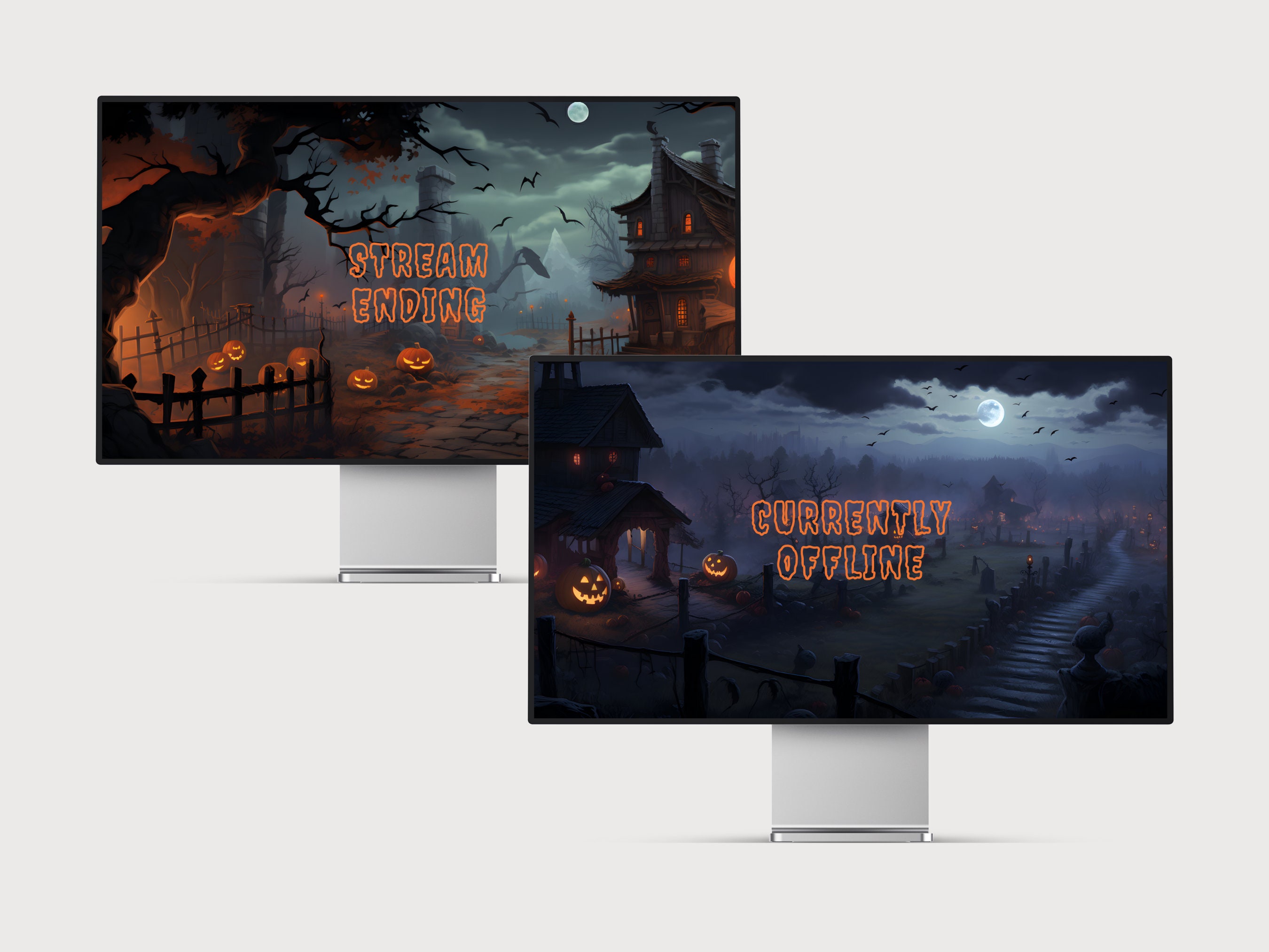 Halloween Animated Stream Screen Halloween Twitch Stream Screen Spooky ...