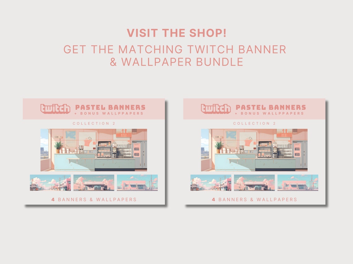 Pink Animated Stream Screen Pastel Twitch Stream Screen Pink - Etsy