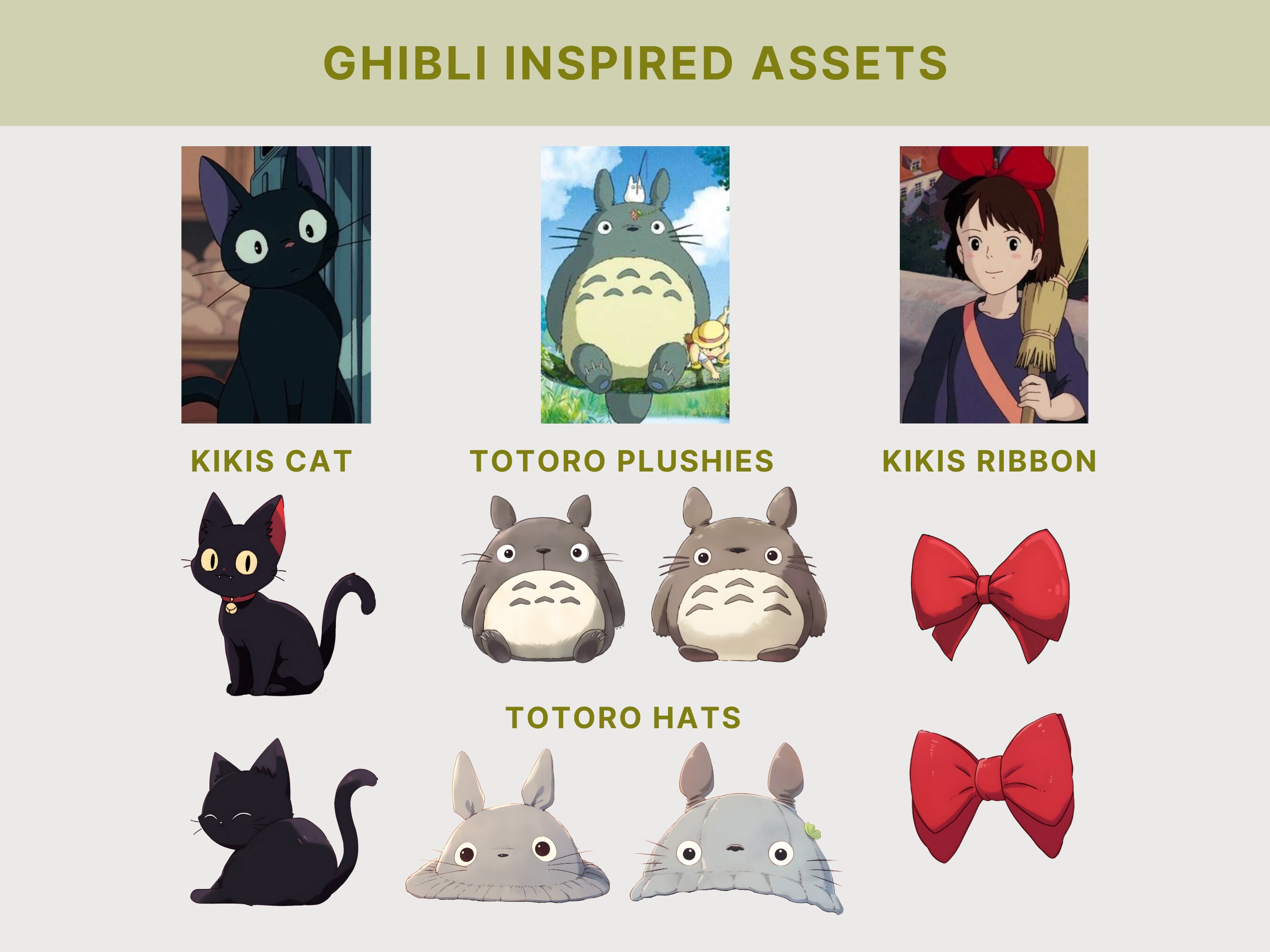 Vtuber Assets Ghibli Twitch Overlay Ghibli Assets Ghibli Decor - Etsy ...