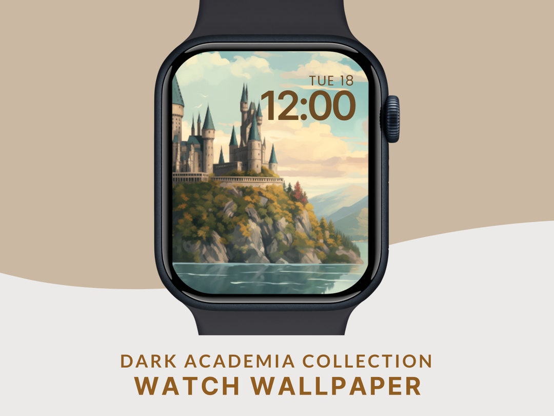 Wizard School Apple Watch Face Dark Castle Watch Wallpaper Dark ...