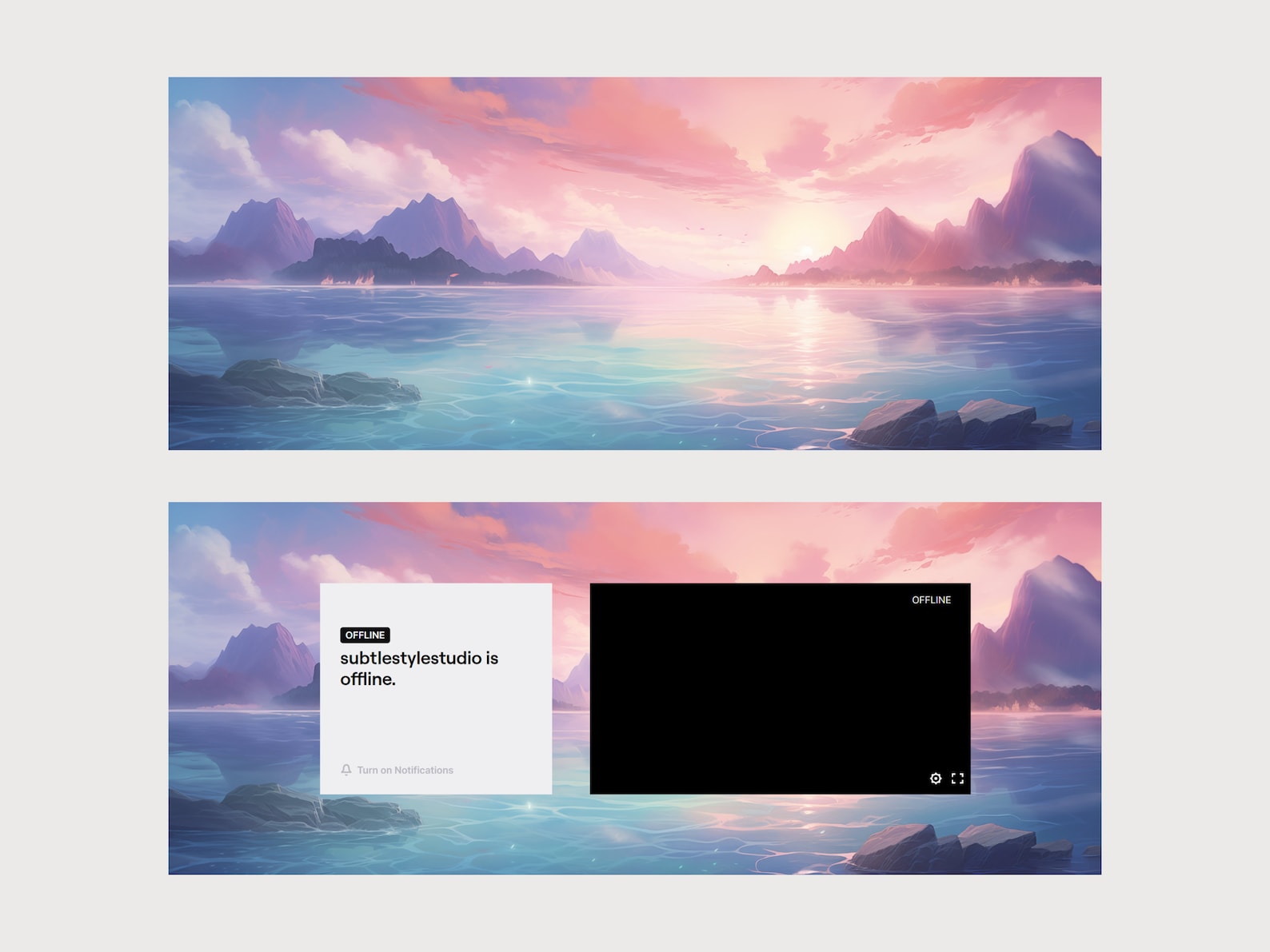 Pastel Twitch Overlay Pink Twitch Banner Pastel Overlay Cute - Etsy