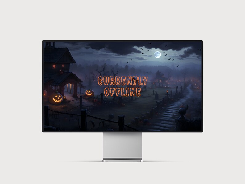 Halloween Animated Stream Screen Halloween Twitch Stream - Etsy