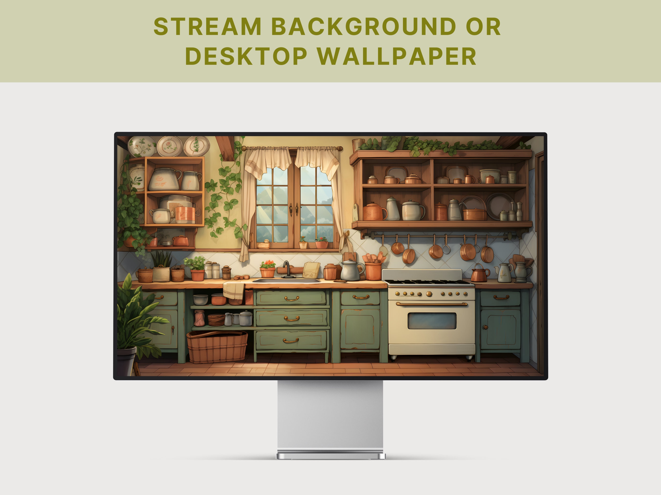 Vtuber Background Cottagecore Twitch Overlay Cozy Background Lofi ...