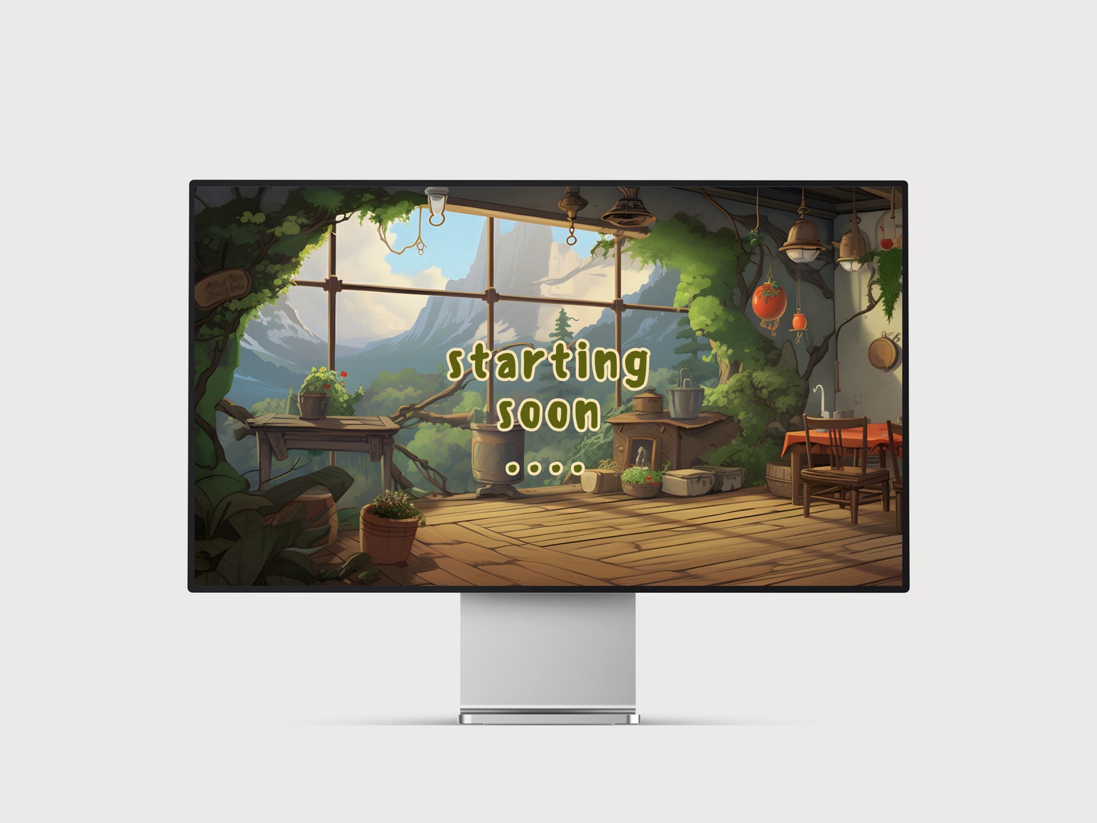 Studio Ghibli Inspired Animated Stream Screen Ghibli Twitch Stream ...