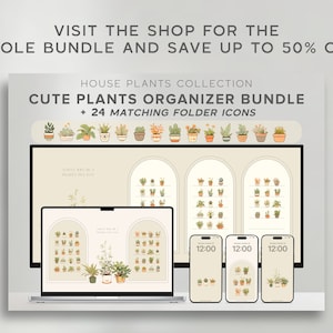 Ultra Wide Wallpaper Organizer Cute Folder Icons Boho Aesthetic ...