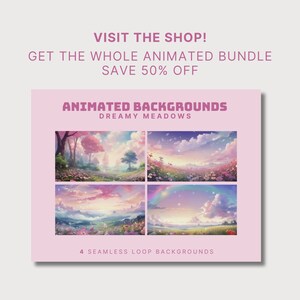 Vtuber Animated Background Pink Twitch Overlay Cute Pink Wallpaper ...