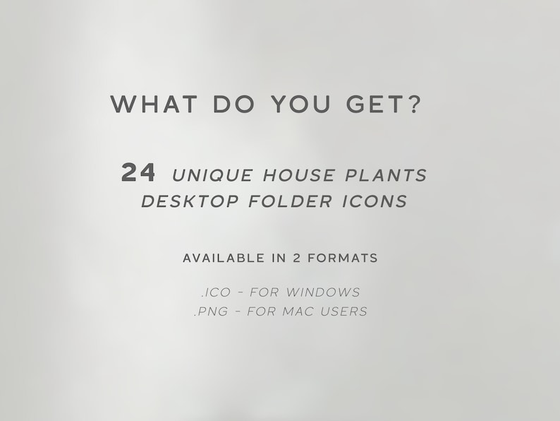 Cute Desktop Folder Icons House Plants Icons Boho Icons Kawaii - Etsy