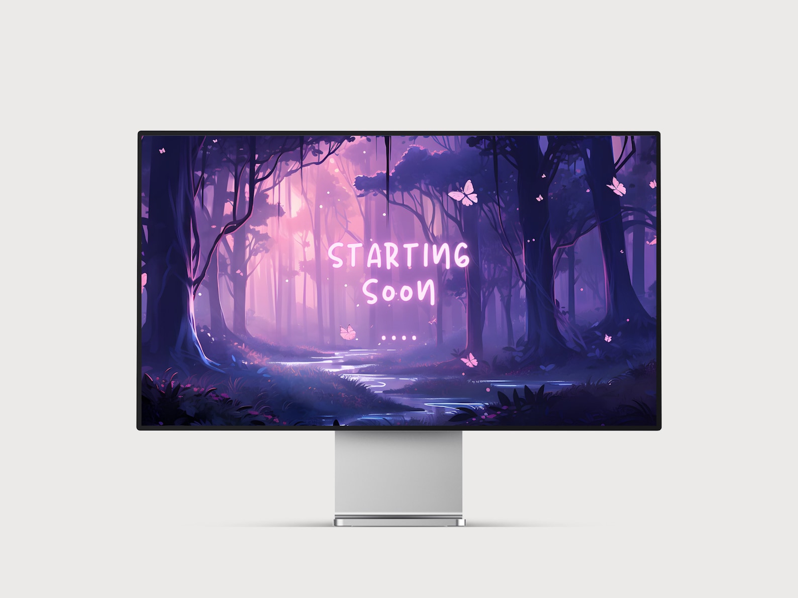 Purple Animated Stream Screen Purple Sky Twitch Stream Screen Purple ...