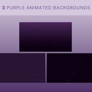 Purple Twitch Overlay Animated Vtuber Background Witch Twitch Overlay Witch Vtuber Asset Purple ...