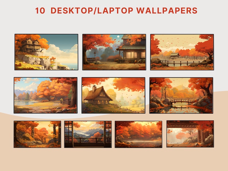 Fall Wallpaper Aesthetic Autumn Wallpaper Anime Wallpaper Studio Ghibli ...