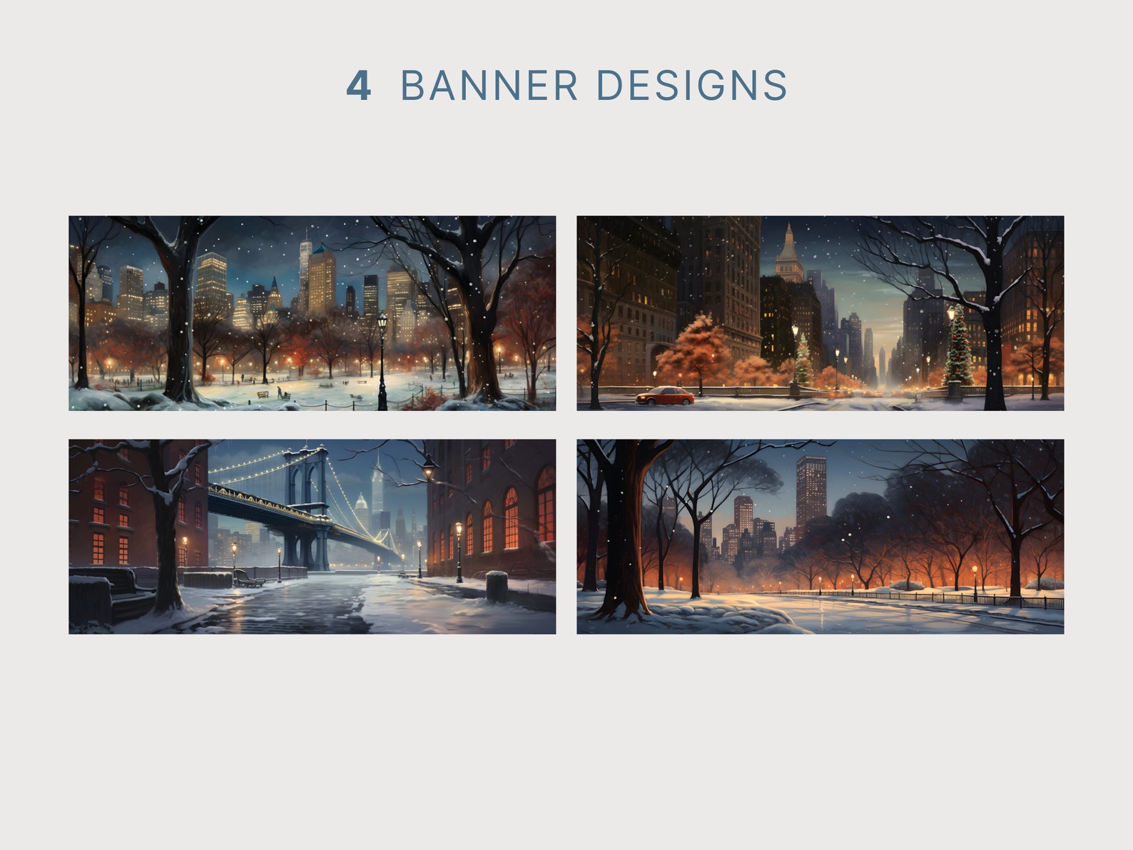 Christmas Twitch Stream Banner Winter Twitch Banner Lofi - Etsy
