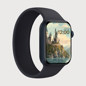 Wizard School Apple Watch Face Dark Castle Watch Wallpaper Dark ...