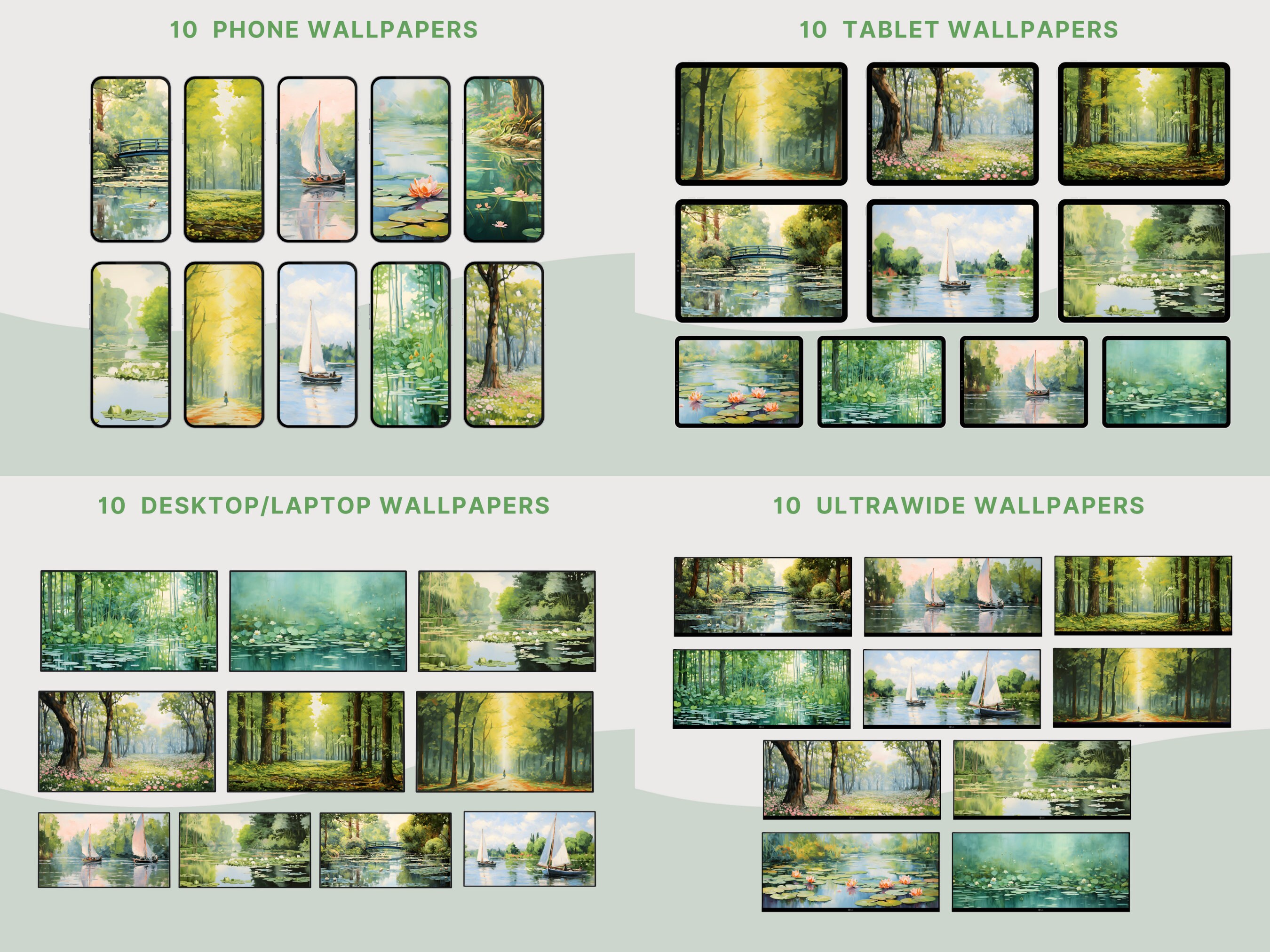 Cozy Wallpaper Mega Bundle Pastel Desktop Wallpaper Cottagecore ...