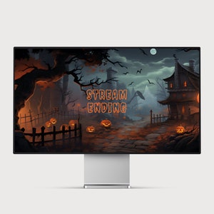 Halloween Animated Stream Screen Halloween Twitch Stream Screen Spooky ...