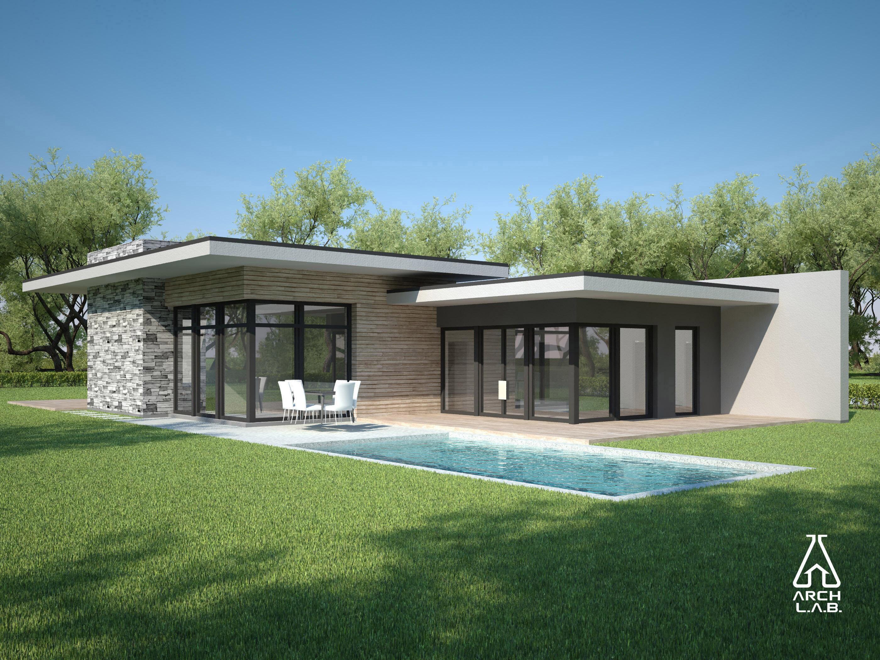 Modern House Plan Area 1716 Sq/ft CAD + PDF Set - Etsy
