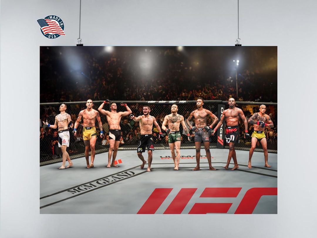 UFC 2020's Goats Poster UFC Art Work Ufc Print Custom UFC Art Work Ufc ...