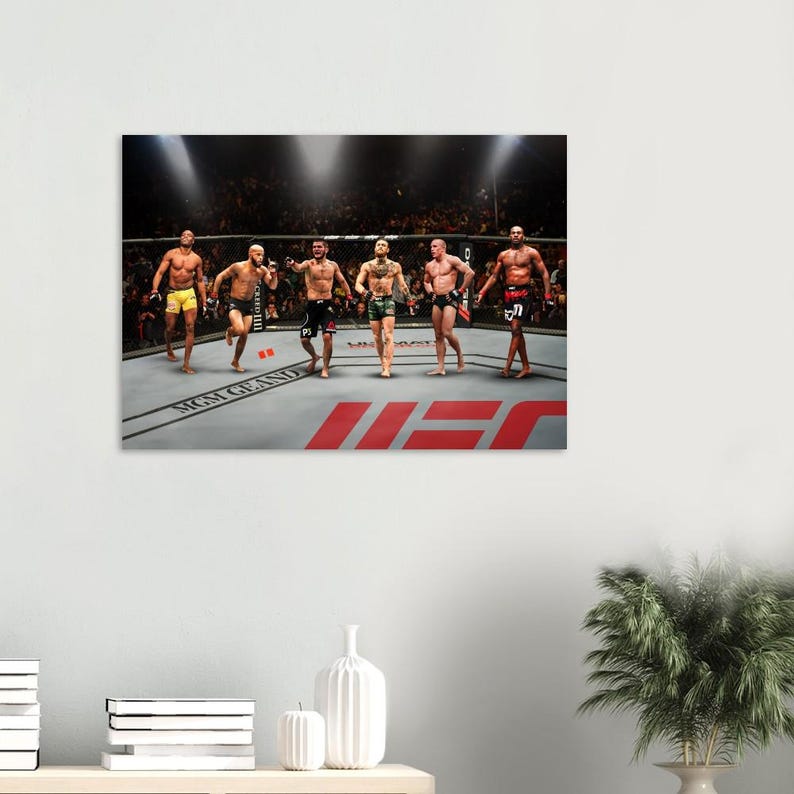 UFC LEGENDS Poster UFC Legends Ufc Art Mma Poster Mma Print Wall Decor ...