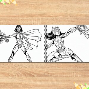 Superhero Coloring Book | PDF Printable Download | Coloring Pages ...