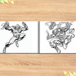 Superhero Coloring Book | PDF Printable Download | Coloring Pages ...