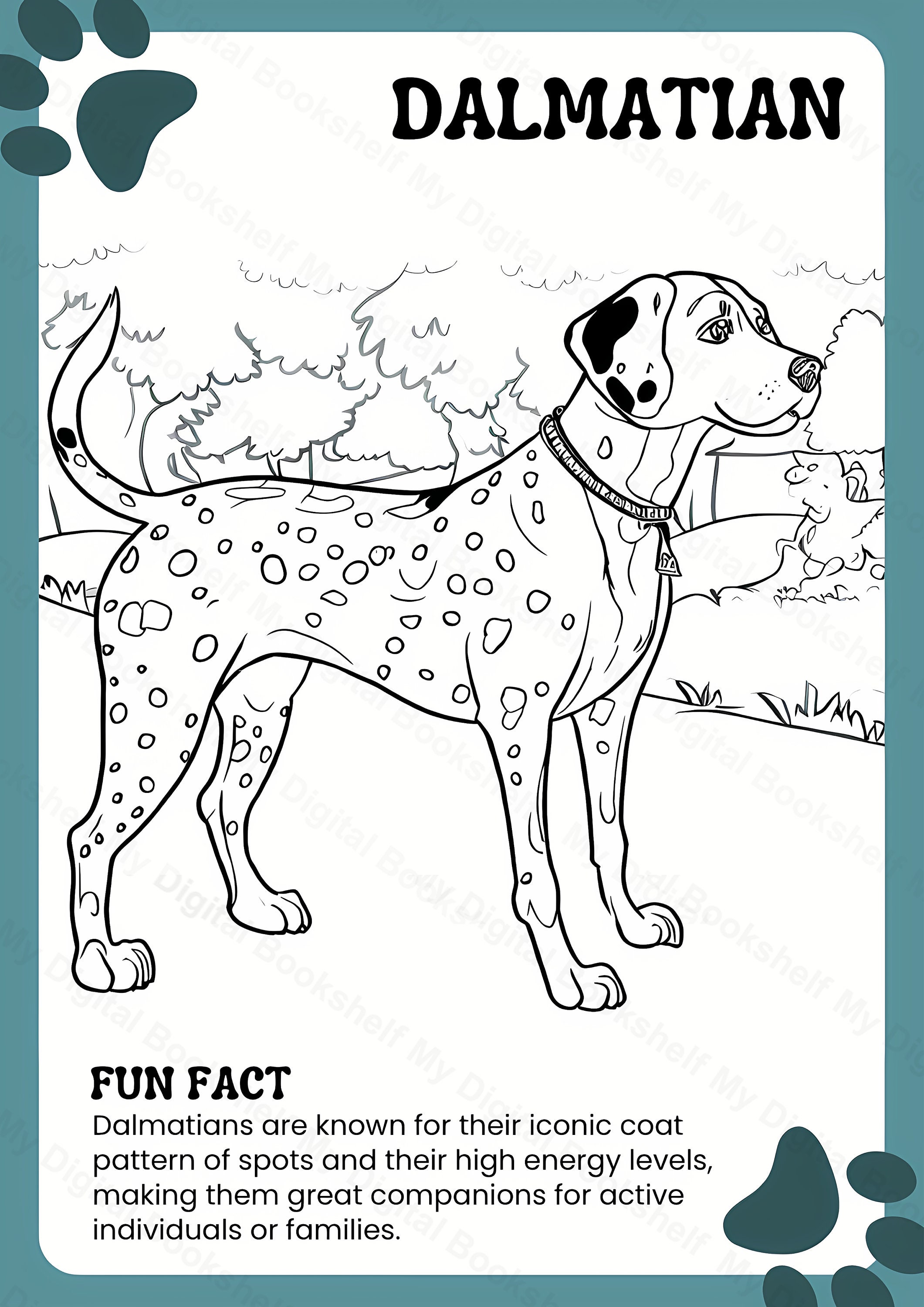 Dog Breeds Childrens Animal Coloring & Activity Book - Etsy