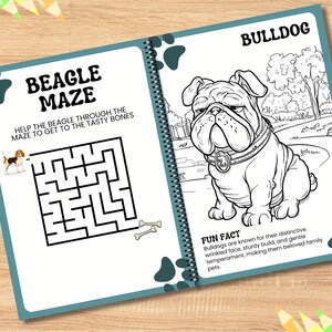 Dog Breeds Childrens Animal Coloring & Activity Book - Etsy Australia