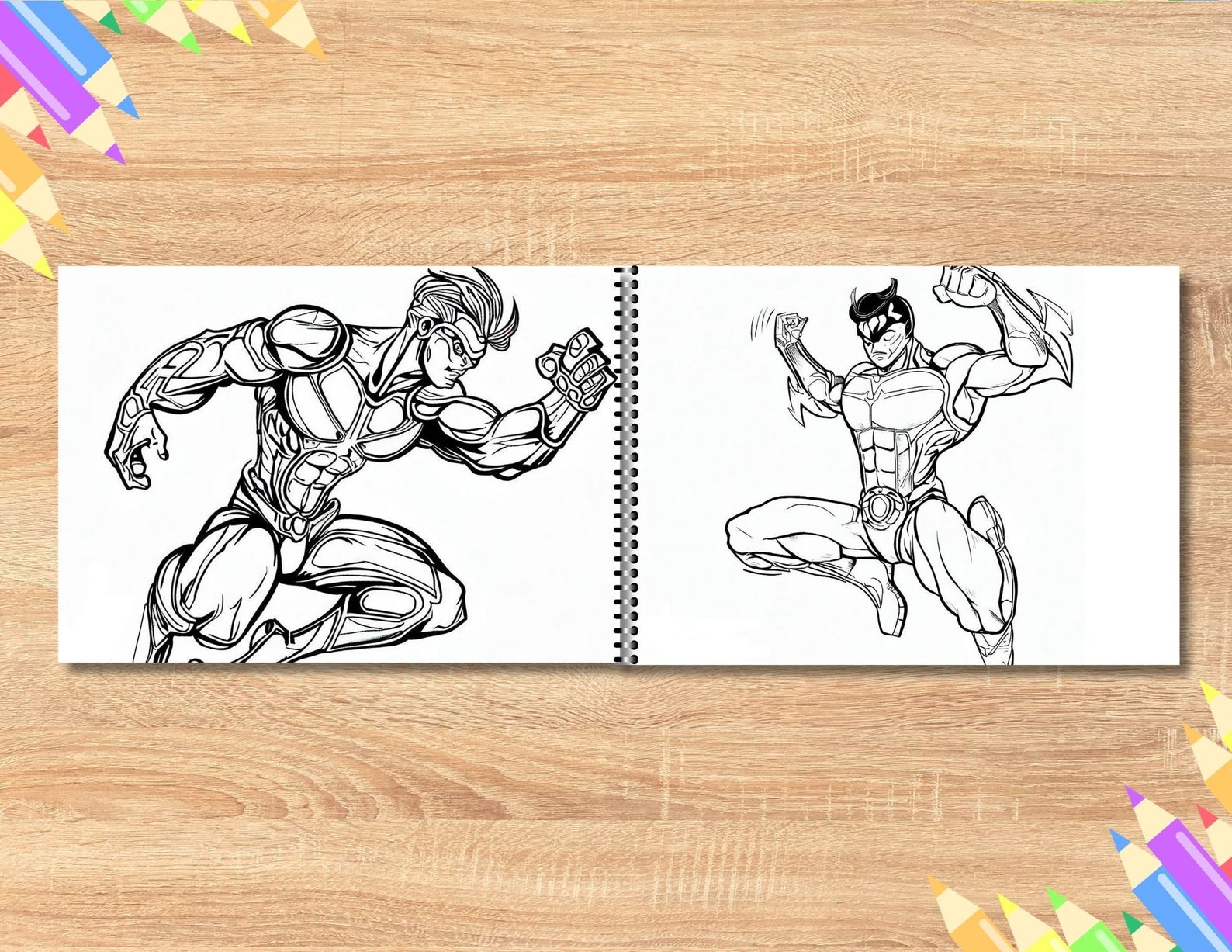 Superhero Coloring Book | PDF Printable Download | Coloring Pages ...