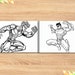 Superhero Coloring Book PDF Printable Download Coloring Pages Digital ...