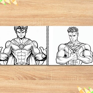 Superhero Coloring Book | PDF Printable Download | Coloring Pages ...